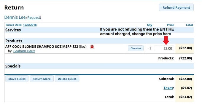 Return Transaction w/ Video
